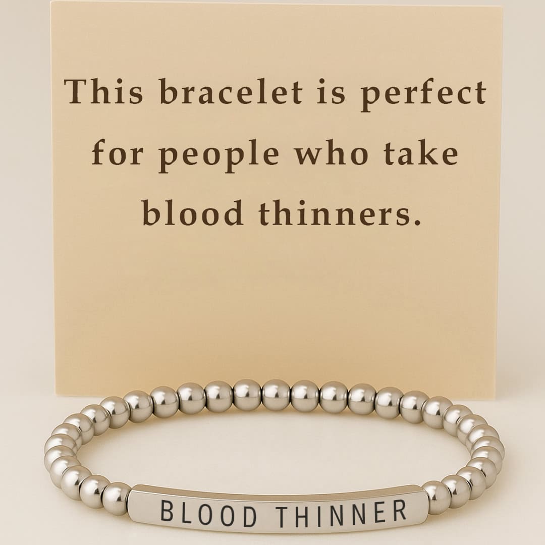 My Medi Bracelet for Women - Slim Blood Thinner Edition – My Medi Friend